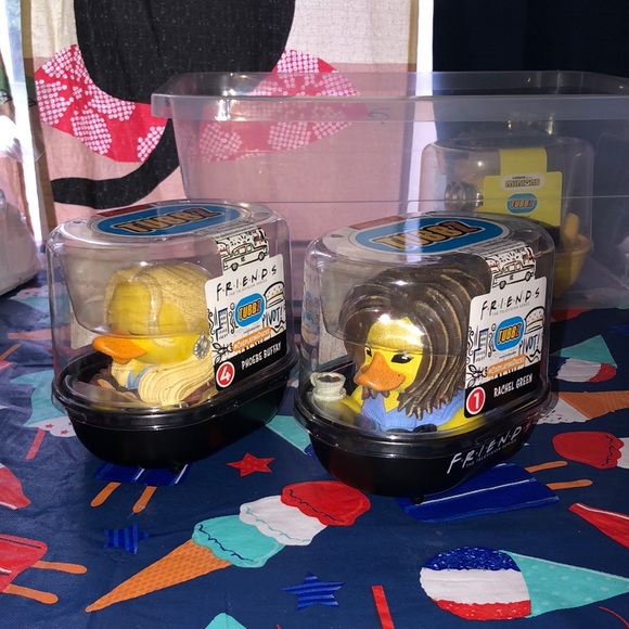 Tubbz | Accents | Friends Phoebe Rachel Collectible Rubber Ducks Set ...